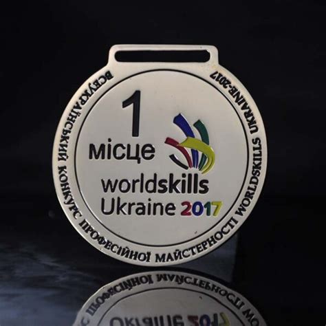 Медаль 1 Місце Наградная и сувенирная продукция под заказ Любая сложность 【pin Ol】