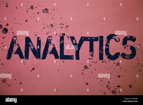 Handwriting Text Analytics Concept Meaning Data Analysis Financial