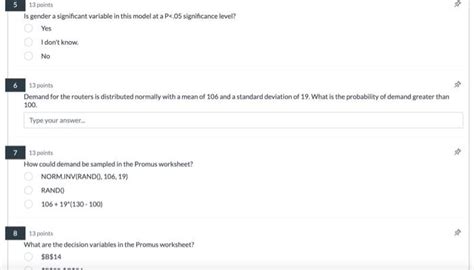 Solved Is Gender A Significant Variable In This Model At A Chegg Com