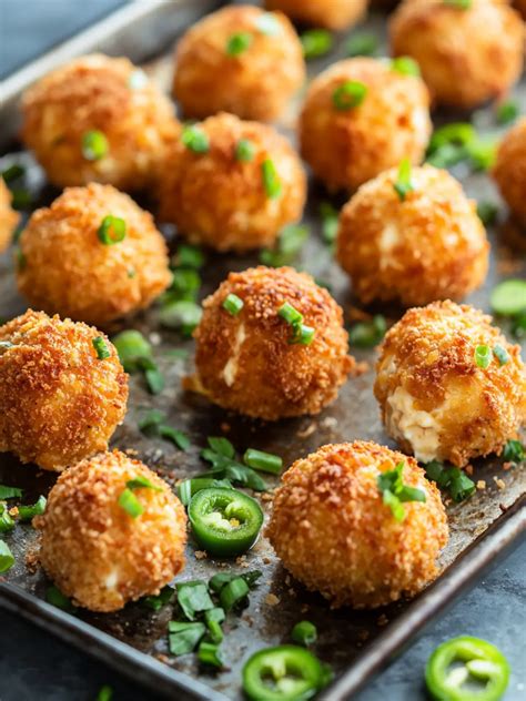 Ultimate Deep Fried Jalapeño Cheese Balls Delicious Snack