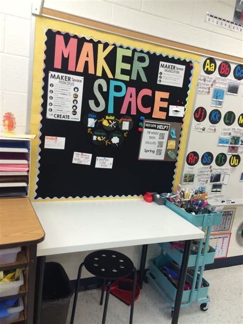Makerspace Table Maker Space Classroom Design Library Ideas Stem Activities Arcade Games