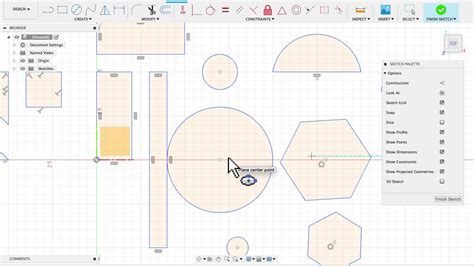 Fusion 360 Sketch Basics Youtube
