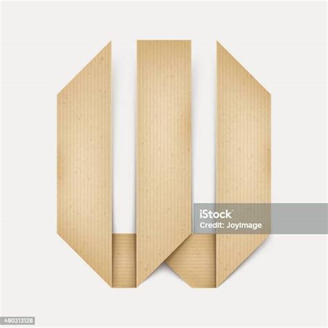 3 D 우아하다 접힌 종이 알파벳 W 2015년에 대한 스톡 벡터 아트 및 기타 이미지 2015년 개발 교육 Istock