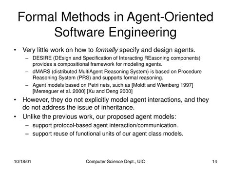 Ppt Formal Methods In Agent Oriented Software Engineering Powerpoint Presentation Id167948