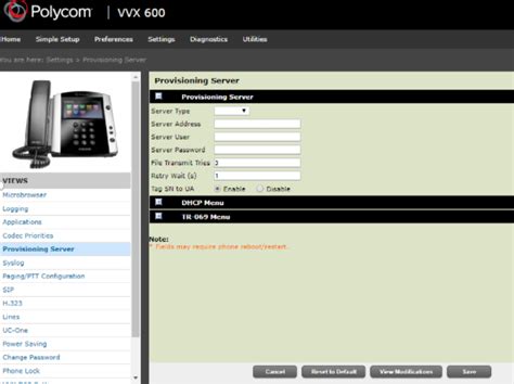 Manually Provisioning Polycom Phones 1stream