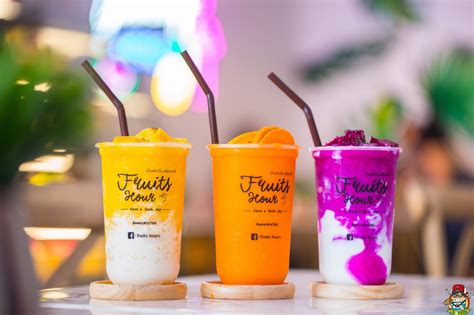 น้ำผลไม้ปั่นพรีเมี่ยมfruits Hourฟรุ๊ตเอาวส์สาขาจุติหาดใหญ่ กิน หาดใหญ่