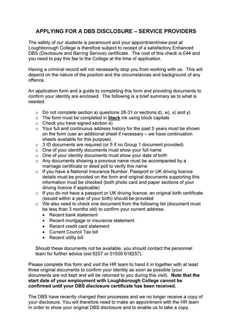 My Publications Applying For A Dbs Disclosure Sheet Page 2 Created With