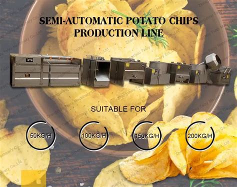 Automatic Small Scale Potato Chip Maker Machine Potato Chips Making
