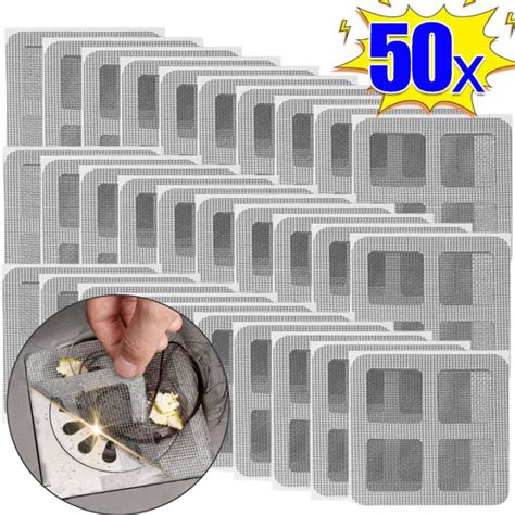 【🔥low Price】50pcs Disposable Floor Drain Filter Bathroom Sewer Anti