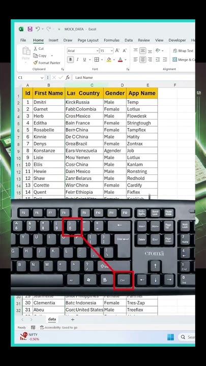 excel excelshortcuts edexcel ytshorts microsoft youtube