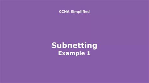 Easy Subnetting Youtube