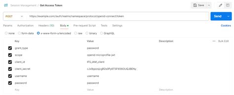 resource owner password credentials flow technical documentation for