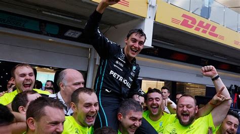 George Russell Holds Off Hamilton At Brazilian Grand Prix For His 1st