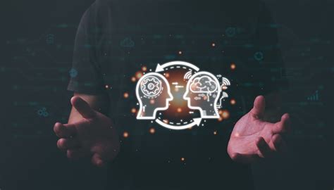 Ai와의 챗봇 채팅 기술을 사용하는 인간과의 인공 지능 스마트 로봇 Ai 명령 프롬프트를 입력하여 무언가를 생성하는 인공 지능