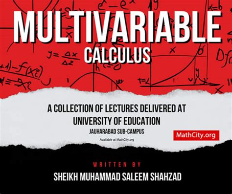 Multivariable Calculus By Sheikh Muhammad Saleem Shahzad