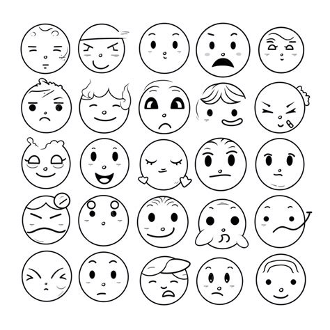 Dibujos De Emociones Para Colorear