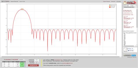 Finite Impulse Response Fir Filter Generation Details