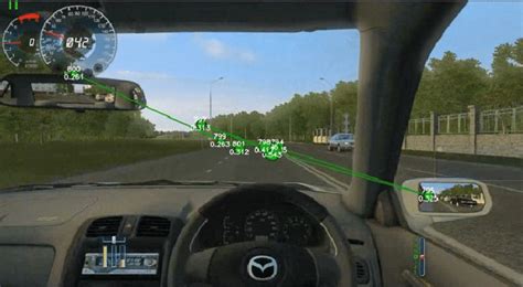 Gaze Fixation Map From A User During Driving Simulation Download