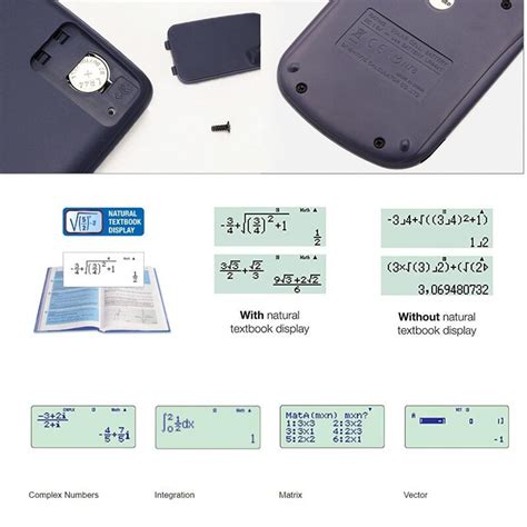 Scientific Calculator 417 Functions Solar And Button Vicedeal