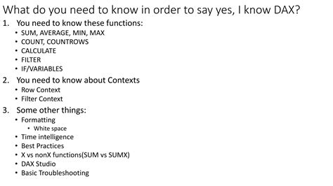 Introduction To Dax Pptx