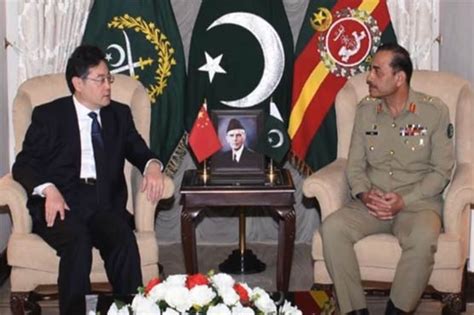 آرمی چیف سے چینی وزیر خارجہ کی ملاقات، سی پیک اور دفاعی تعاون پر تبادلہ