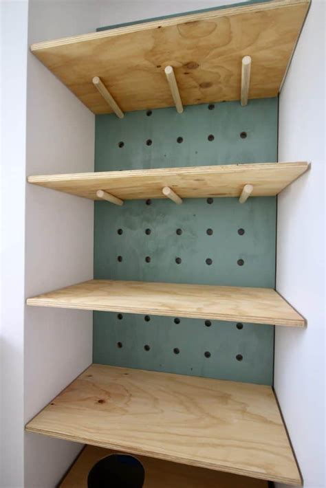 ORC DIY Oversized Pegboard Shelves