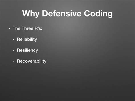 Defensive Coding Crash Course Zendcon 2017 Ppt