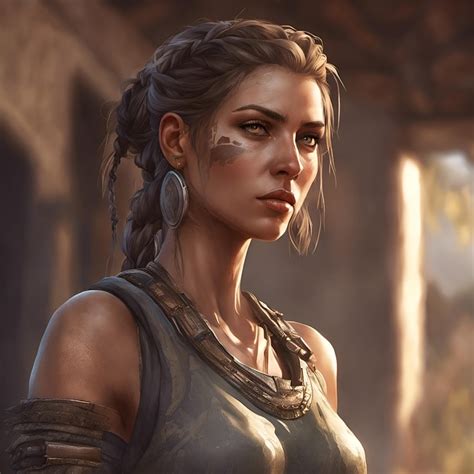 Download Ai Generated Woman Mercenary Royalty Free Stock
