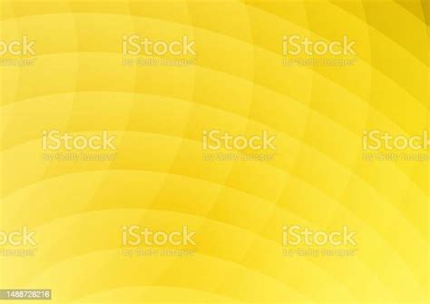 Bright Yellow Curved Lines Background Stock Illustration Download