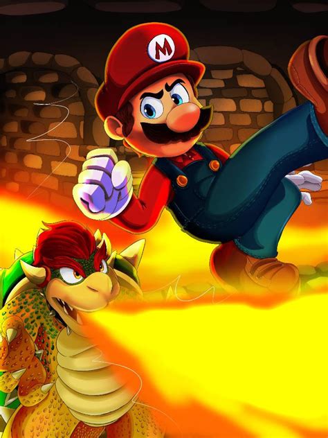 Mario Vs Bowser By Mariyahthehedgehog12 On Deviantart