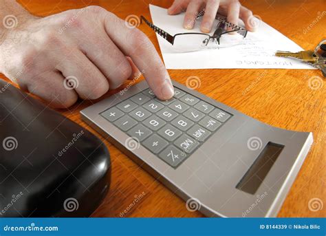 Mortgage Calculation Stock Image Image Of Calculation 8144339