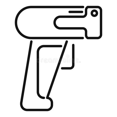 Handle Scanner Smart Icon Outline Vector Sign Design City Stock Photo