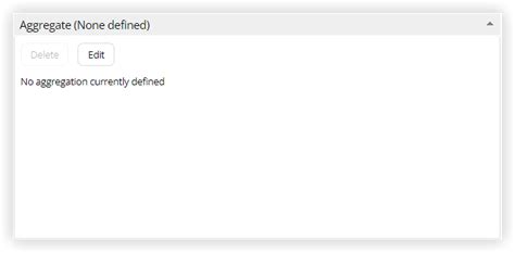 Defining An Aggregation For A Derived Dataset