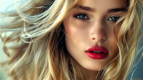 Обои 3Д Графика Портрет Portraits обои для рабочего стола