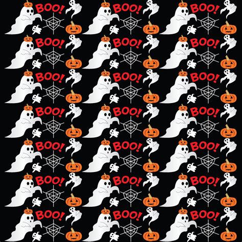 Ghost Seamless Pattern 14538020 Vector Art At Vecteezy