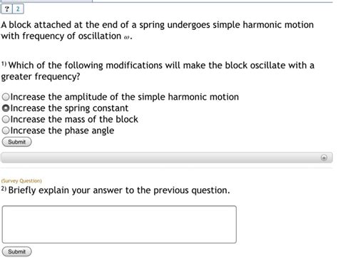 Solved A Block On A Spring Slides On A Horizontal Chegg