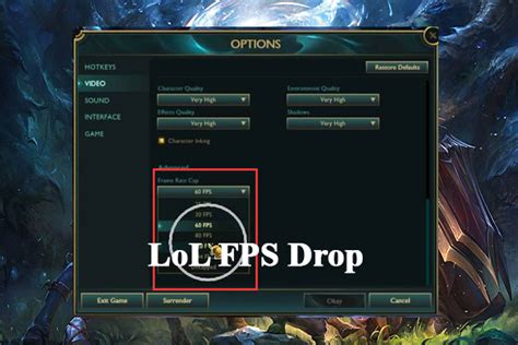 Fix League Of Legends FPS Drop Windows Proven Ways