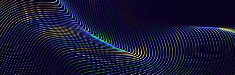 입자 스트림 많은 빛나는 입자가있는 파란 파 배경 정보 기술 배경 3d 렌더링 녹색에 대한 스톡 사진 및 기타 이미지 녹색 디지털 생성 이미지 배경 주제 Istock