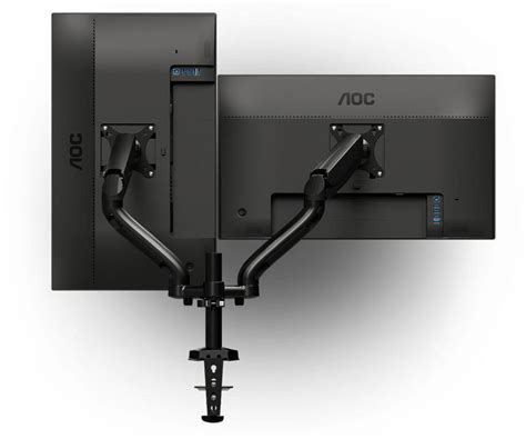 AOC Dual Monitor Arm For Up To Two 27 Displays