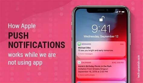 How Does Apple Push Notifications Work While We Are Not Using The App Tech Prastish