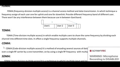 Multiple Access Techniques In Computer Network Fdma Tdma Cdma And Sdma Youtube