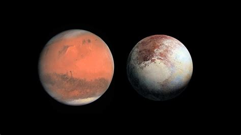 Pluto Compared To Mars