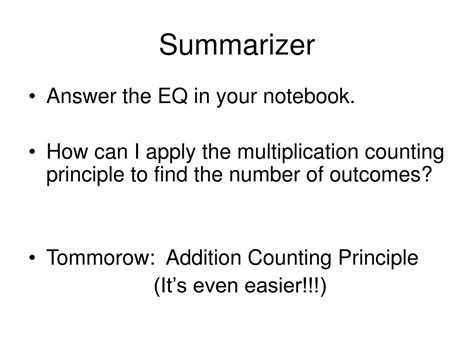 Ppt Multiplication And Addition Counting Principles Powerpoint