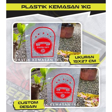 Jual Sablon Plastik Kemasan Kg Pupuk Roti Gula Pasir Tepung Cemilan Kopi Ukuran