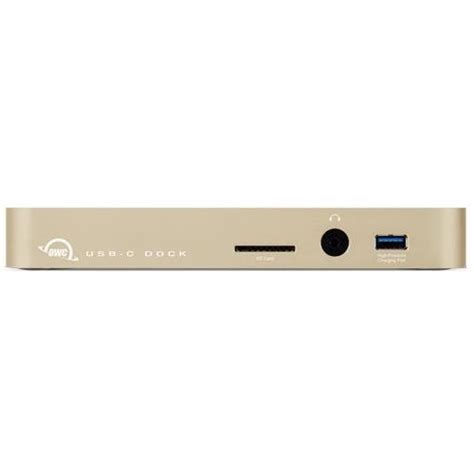 OWC USB C Dock Gold