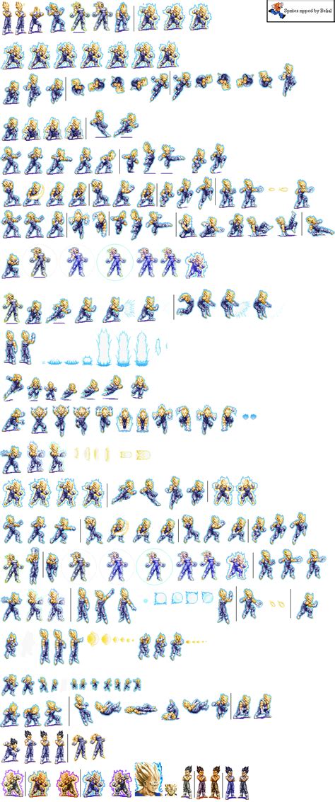 Dragon Ball Z Hyper Dimension Vegeta Sprites