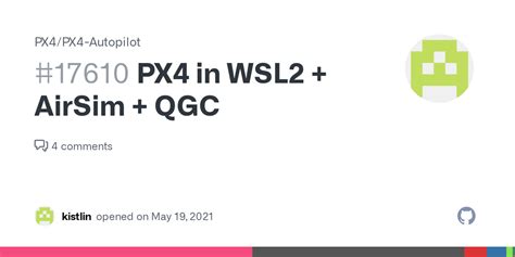 PX In WSL AirSim QGC Issue PX PX Autopilot GitHub