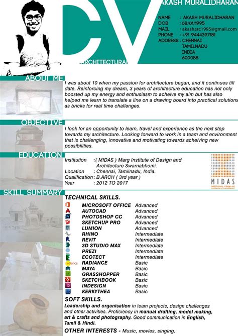 Architectural Cv By Akash Muralidharan Issuu
