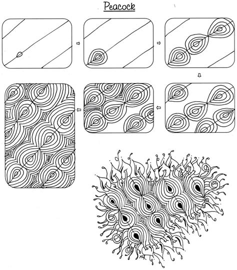 Paper Peacock Pattern