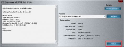 ZTE MF825 Bolt Unlock Guide